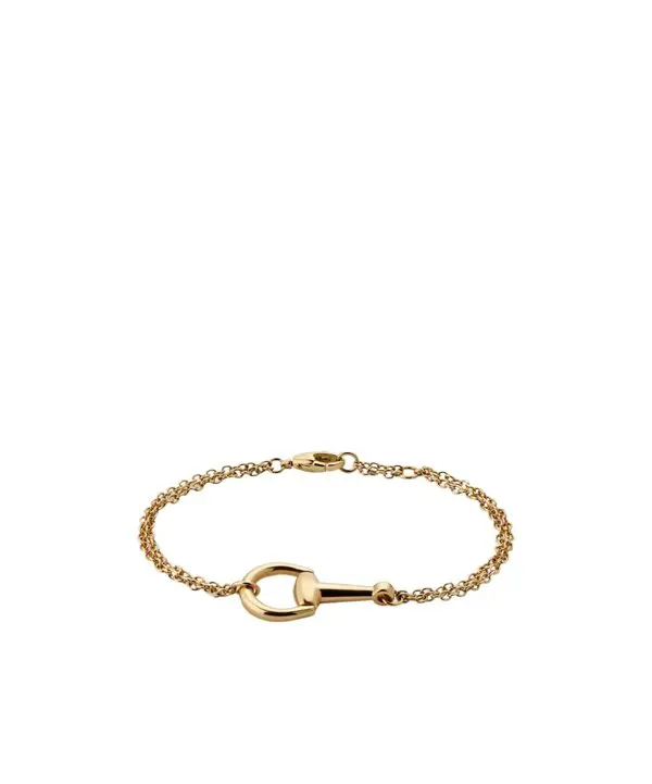 Gucci 18k Horsebit Chain Bracelet - Yellow