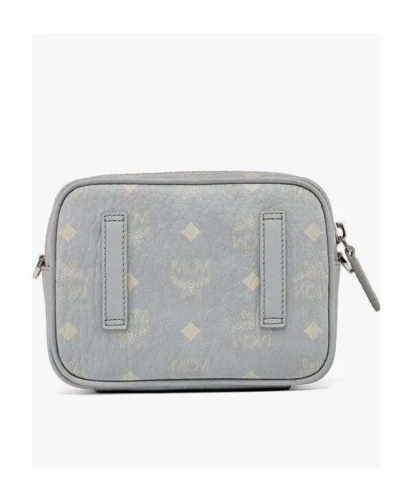 Mcm Logo Zipper Shoulder Bag