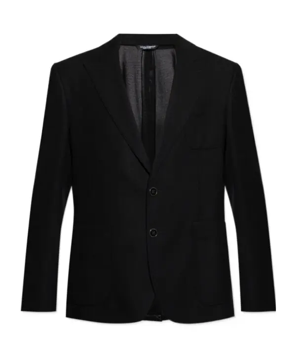 Dolce & Gabbana Dolce Gabbana Single-breasted Blazer - Black