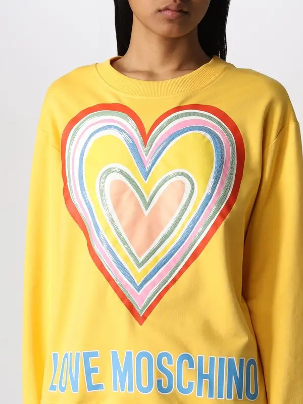 Moschino Detail Pullover Hoodie