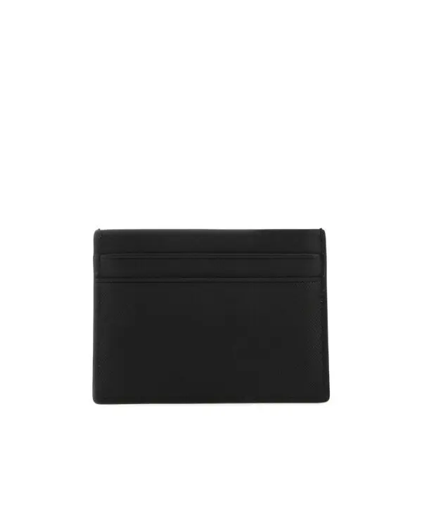 Bally Logo Plaque Cardholder - Black