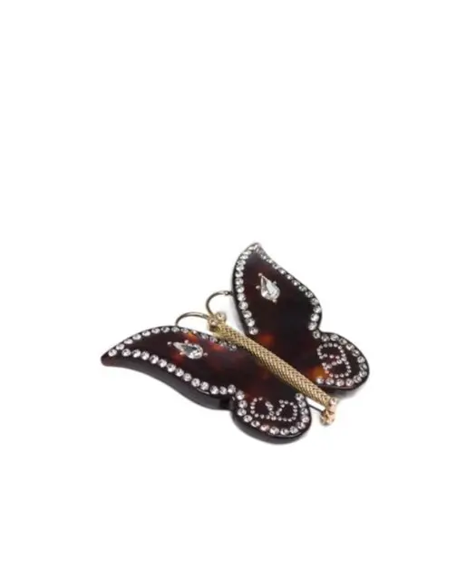 Valentino Garavani Logo Butterfly Brooch