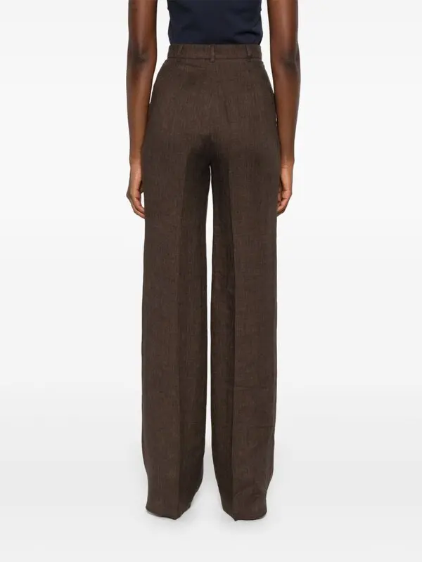 Max Mara Cordova Pleat Detailed Straight Leg Trousers