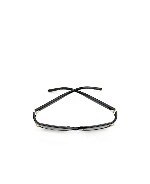 Carolina Herrera Cat Eye Full Rim Sunglasses With Pearl Embellishments