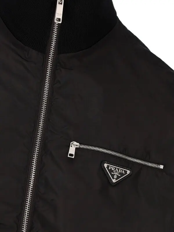 Prada Reversible Zip-up Bomber Jacket