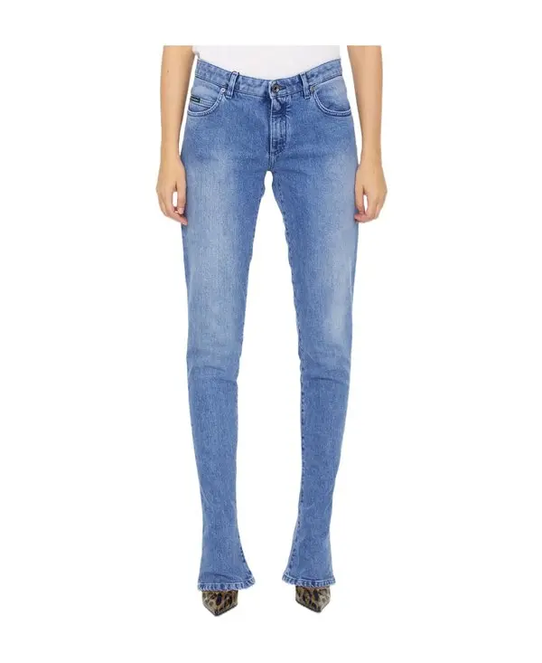 Dolce & Gabbana Logo Plaque Bootcut Jeans