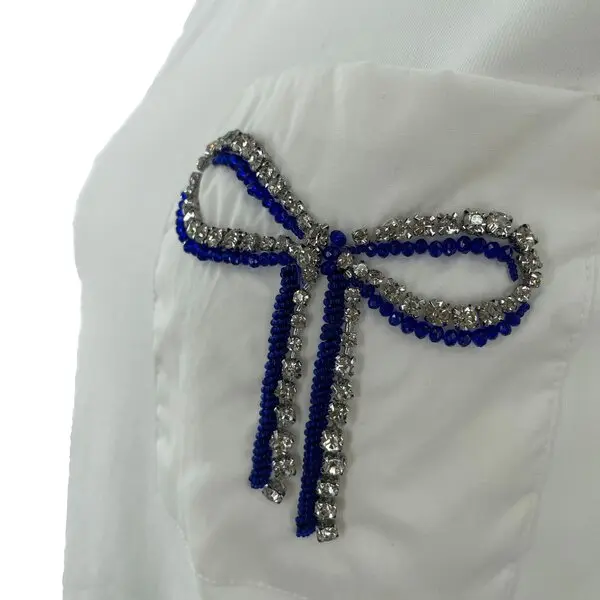 Max Mara Embellished Bow Pocket T-shirt