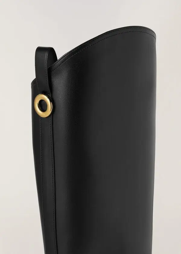 Loro Piana Kilda Round-toe Boots - Black