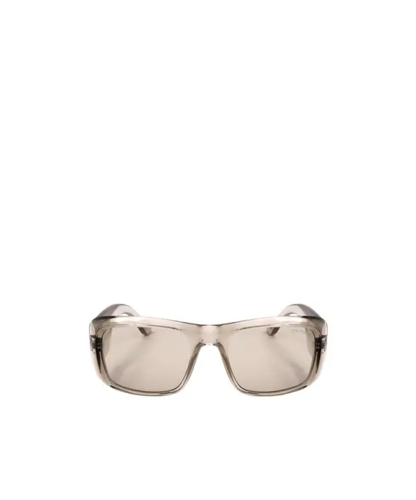 TOM FORD Geometric Frame Sunglasses - Nude