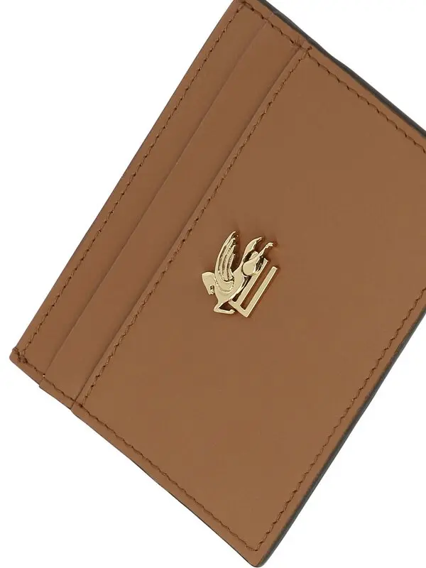 Etro Logo Plaque Cardholder - Brown