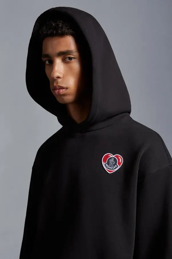 Moncler Heart Motif Hoodie