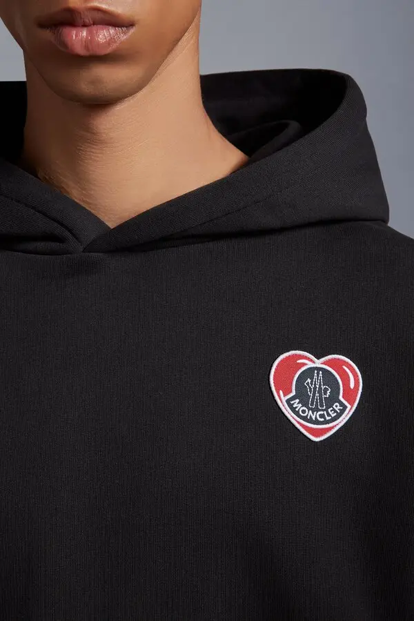 Moncler Heart Motif Hoodie