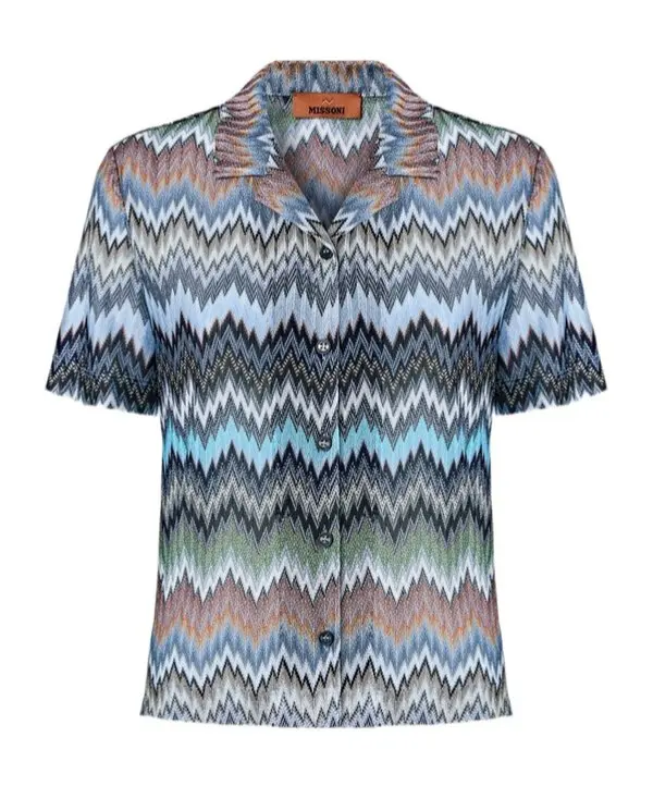 Missoni Snake-patterned Short-sleeve Shirt