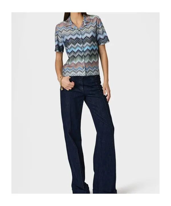 Missoni Snake-patterned Short-sleeve Shirt
