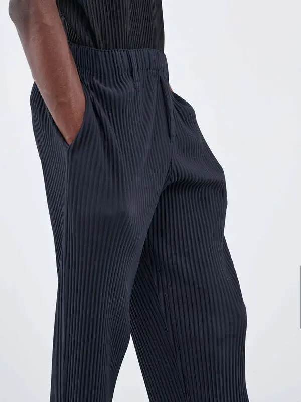 Issey Miyake Homme Plissé Pleated Trousers