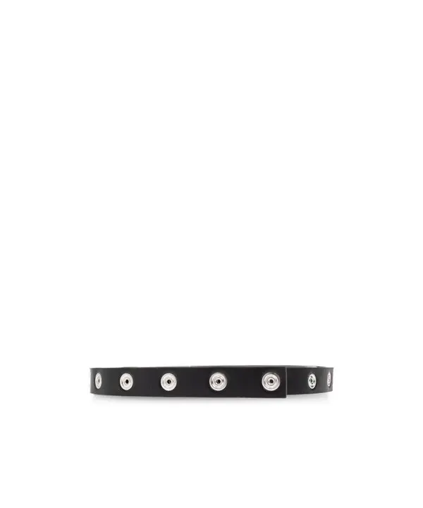 Attico Embellished Press-stud Belt - Black