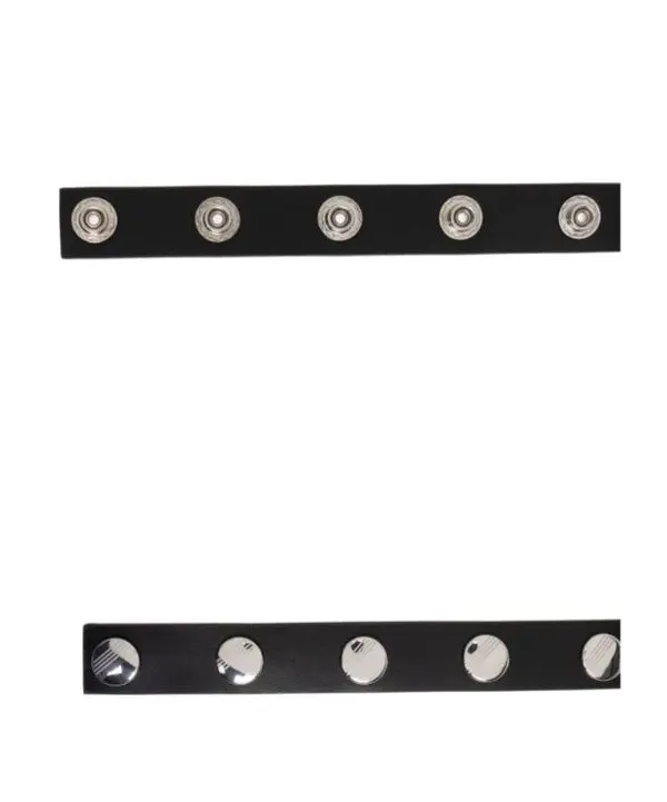 Attico Embellished Press-stud Belt - Black