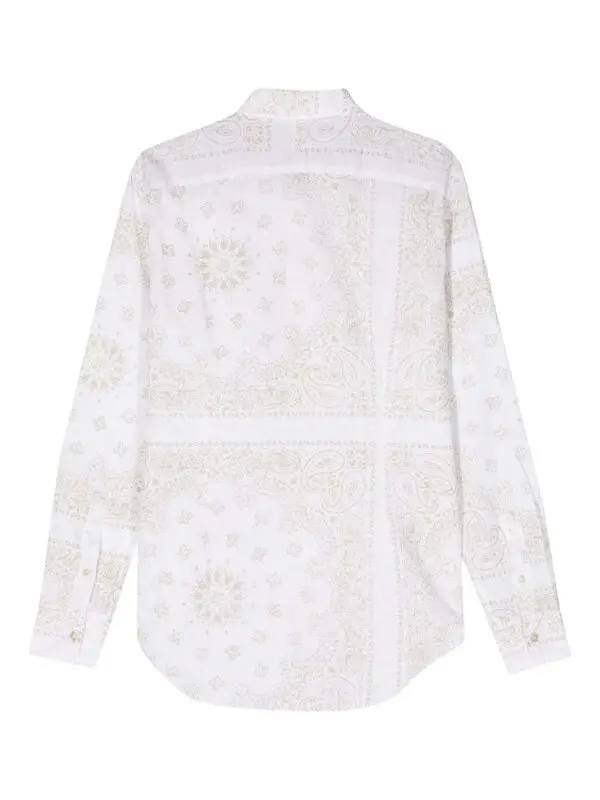 Eleventy Paisley-print Button-up Shirt