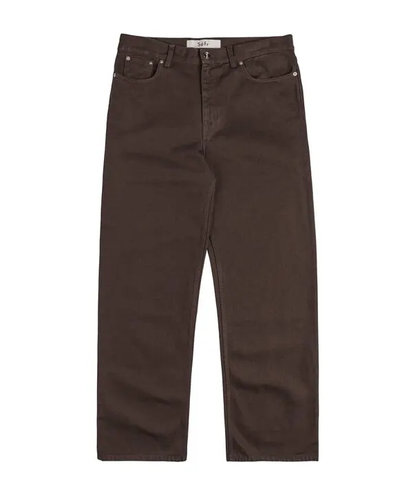 Séfr Wide Leg Jeans - Brown