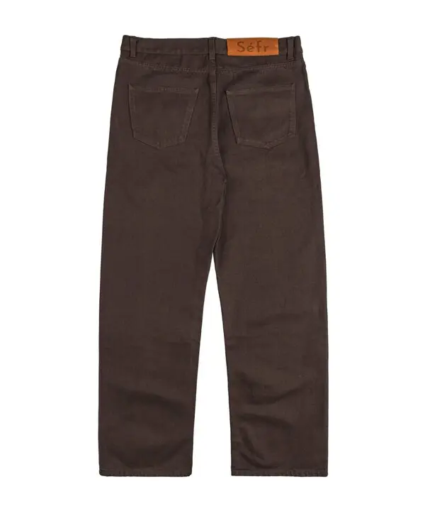 Séfr Wide Leg Jeans - Brown