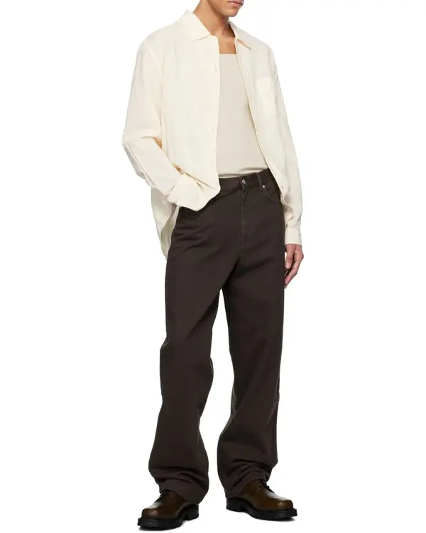 Séfr Wide Leg Jeans - Brown