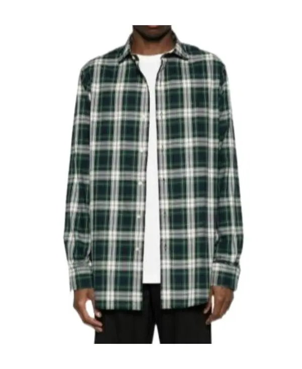 Polo Ralph Lauren Oxford Plaid Cotton Shirt - Gray
