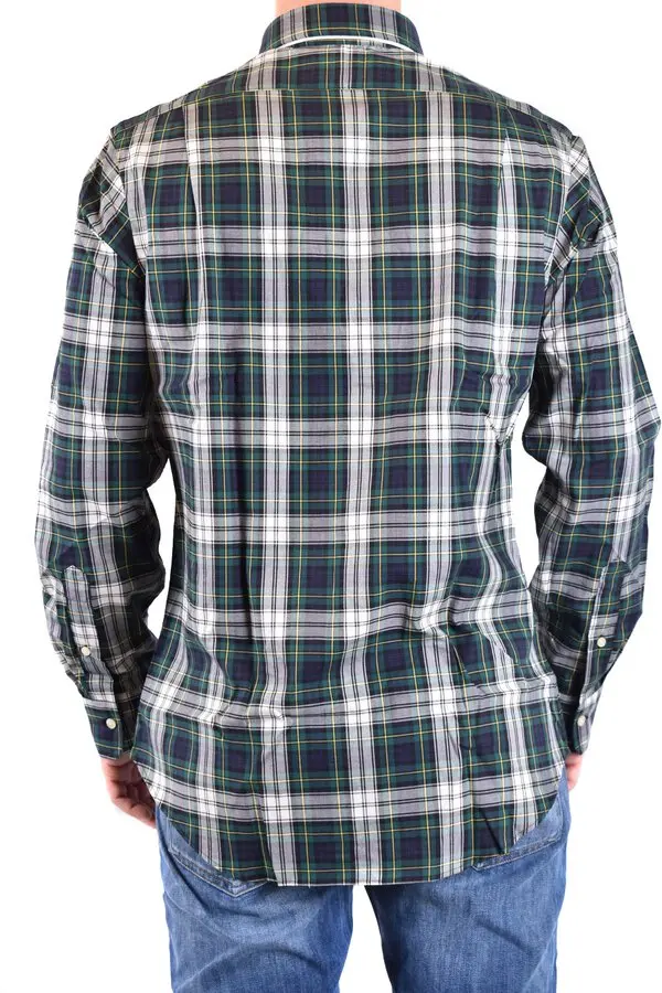 Polo Ralph Lauren Oxford Plaid Cotton Shirt - Gray