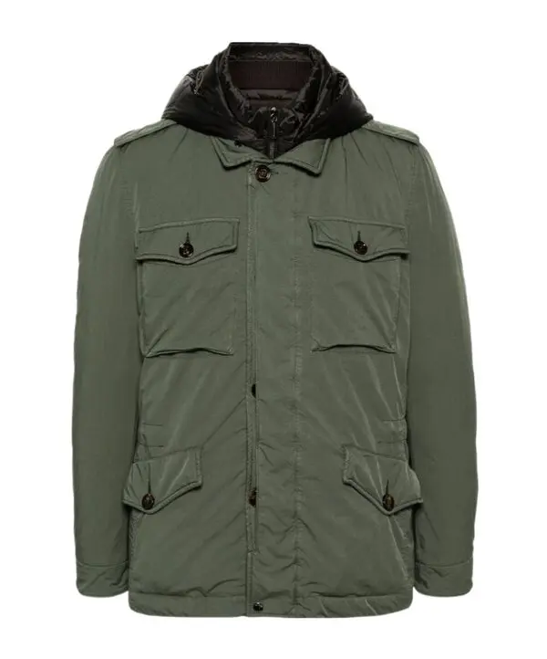 MOORER Isac 4g Padded Jacket - Green