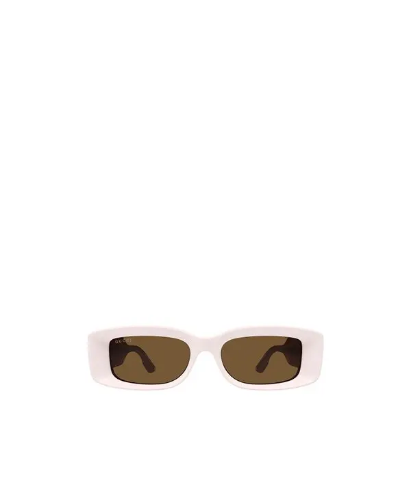 Gucci Rectangular Frame Sunglasses - Pink