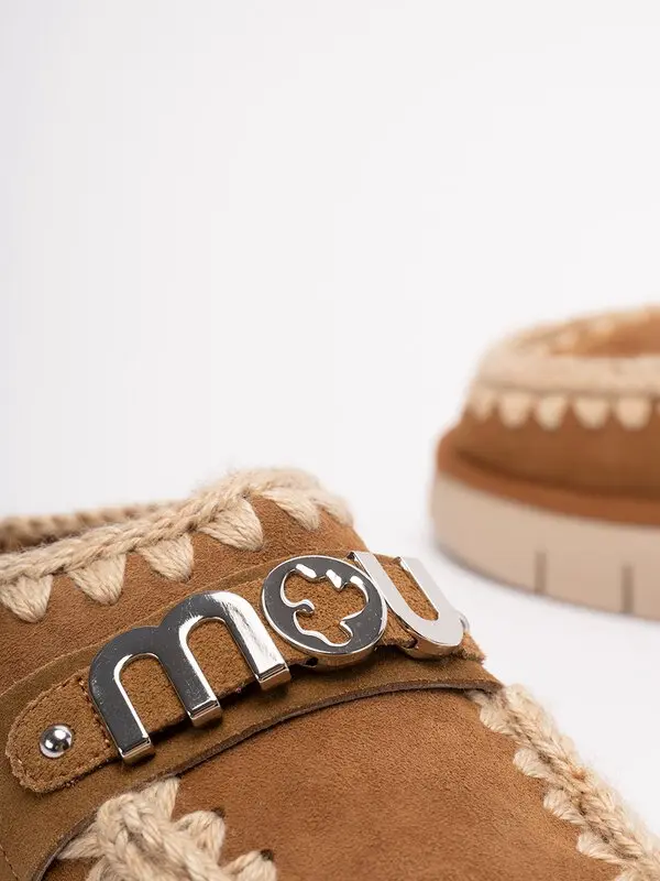 Mou Sheepskin Clog Sandals