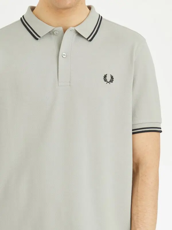 Comme Des Garçons Lapel Short Sleeve Polo Shirt - White