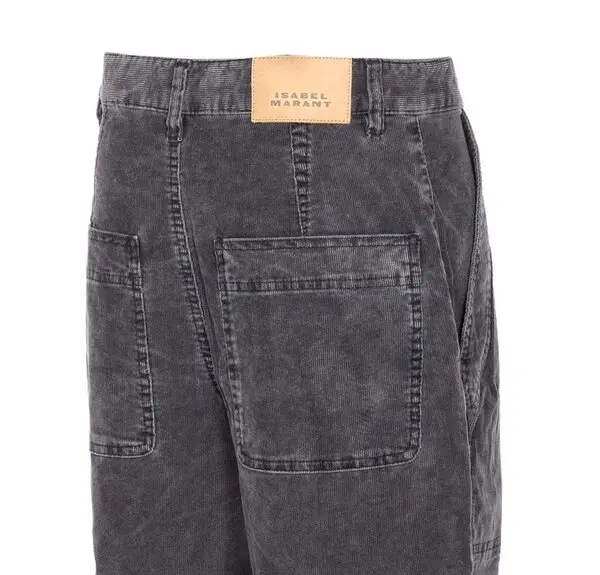 Isabel Marant Étoile Onyta Straight Leg Trousers - Black