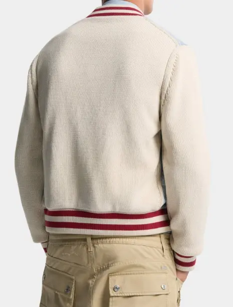 Dsquared2 Monogram Zipped Bomber Jacket