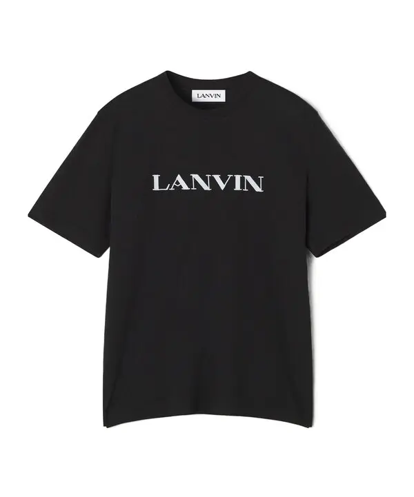 LANVIN Embroidered T-shirt - Black