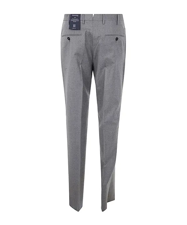 Incotex Tapered Trousers With Belt Loops - Gray