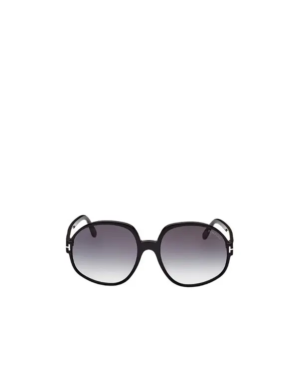 TOM FORD Geometric Frame Sunglasses - Gray