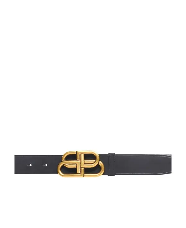 Balenciaga Bb Logo Buckle Belt