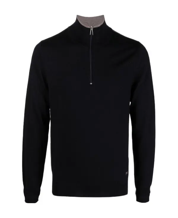 Paul Smith Logo Embroidered Polo Shirt