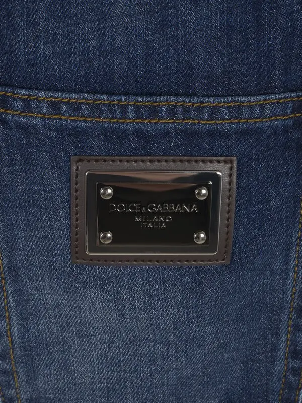 Dolce & Gabbana Logo Plaque Jeans