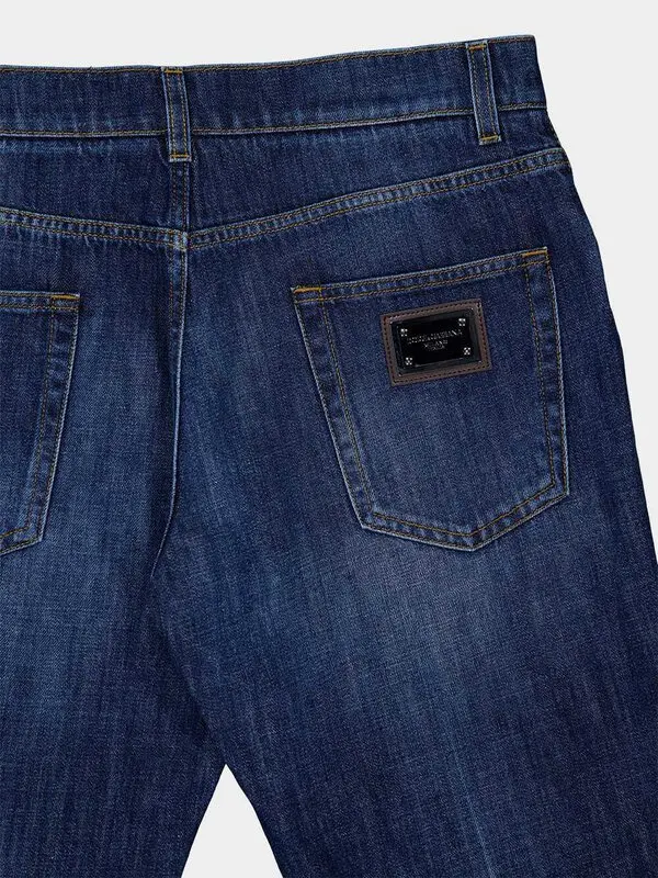 Dolce & Gabbana Logo Plaque Jeans