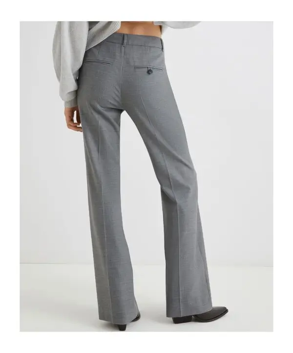Marella Flared Stretch Wool-blend Trousers