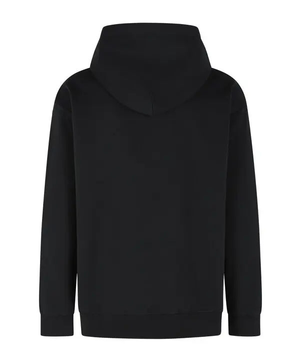 MAISON MARGIELA Long-sleeved Drawstring Hoodie - Black