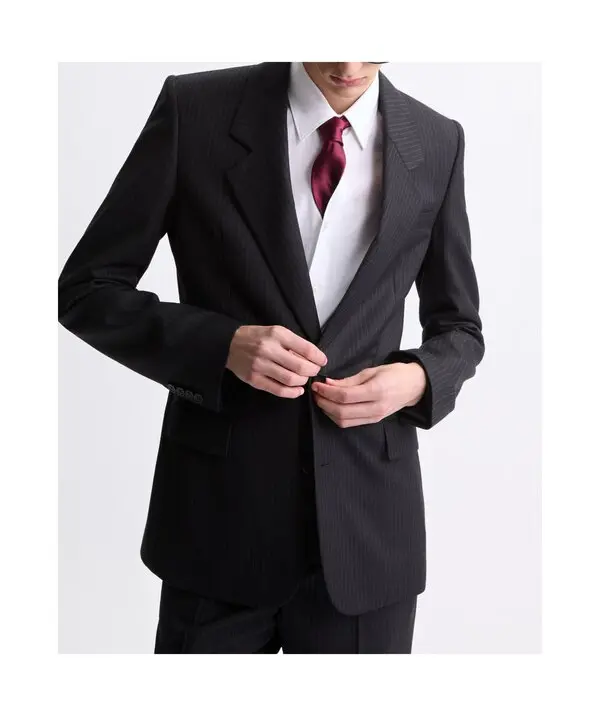 Saint Laurent Pinstriped Single-breasted Blazer
