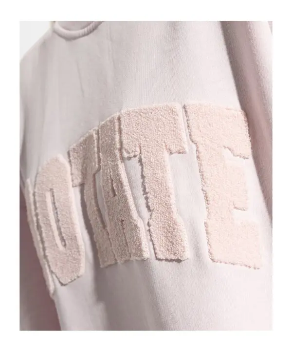 ROTATE BY BIRGER CHRISTENSEN Heavy Crewneck Sweatshirt With Embroidered Logo