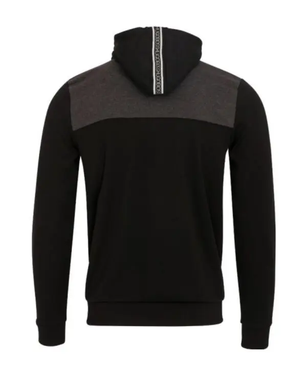Hugo Boss Hooded Zip-up Jacket With Logo Detail
