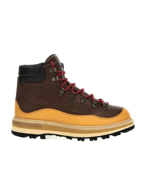 Moncler Peka Trek Ankle Boots - Red
