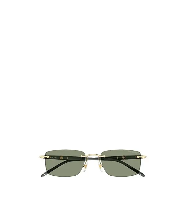 Montblanc Rimless Rectangular Sunglasses