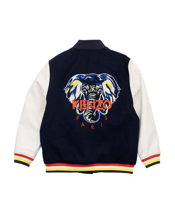 Kenzo Elephant Graphic Bomber Jacket