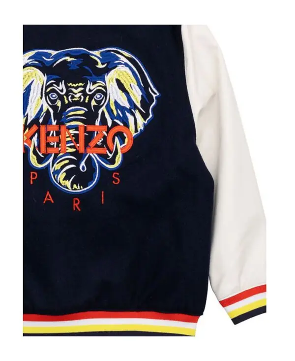 Kenzo Elephant Graphic Bomber Jacket