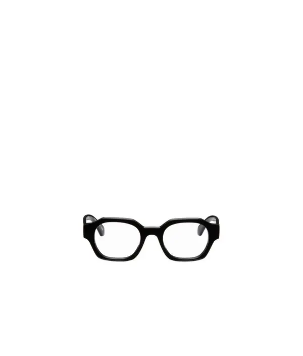 Off-White Logo-print Eyeglasses - Black